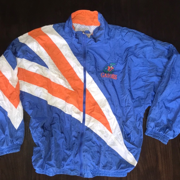 Jackets & Coats | Sold Vintage Florida Gator Windbreaker Jacket Xl ...